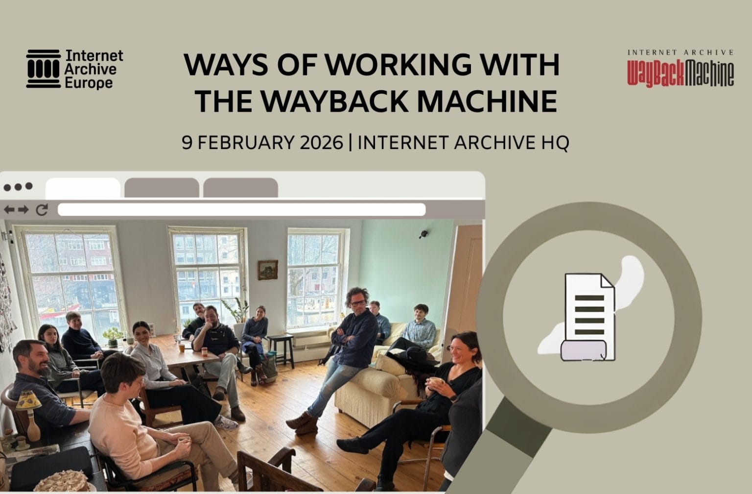 Ways of working with the Wayback Machine - Internet Archive Europe